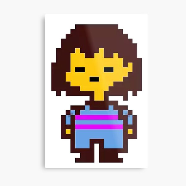 "Frisk Undertale HQ" Metal Print for Sale by CRYPKO | Redbubble