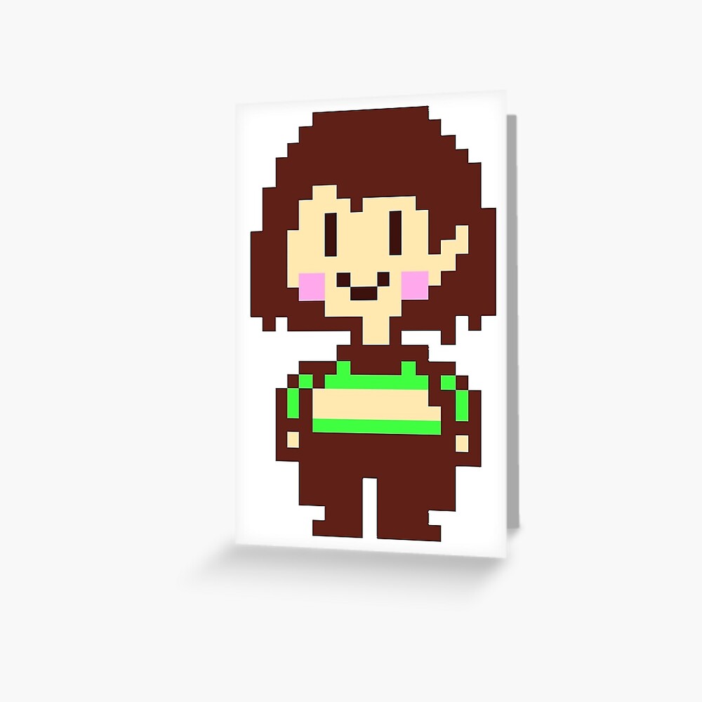 "Chara Dreemurr Undertale HQ" Greeting Card by CRYPKO | Redbubble