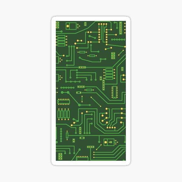 "Circuit Board" Sticker for Sale by Bernard441 | Redbubble