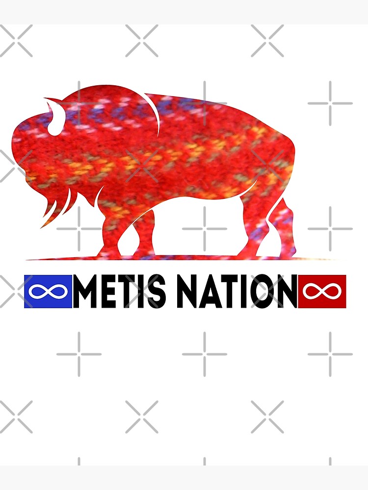 Lámina fotográfica «Nación Métis, Buffalo, Metis Sash, el mejor regalo ...