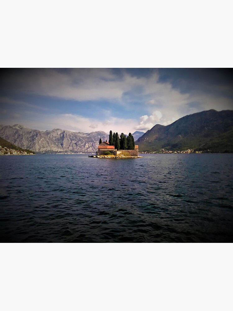 "The surreal landscape of Kotor, Montenegro." Sticker for Sale by Zosim ...