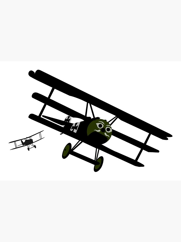 "WWI - Fokker DR.I - Voss" Art Print by AlphaEchoing | Redbubble