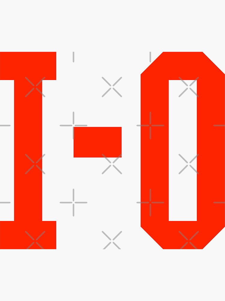 "Scarlet Half I-O Of O-H-I-O Ohio" Sticker for Sale by TastySpace | Redbubble