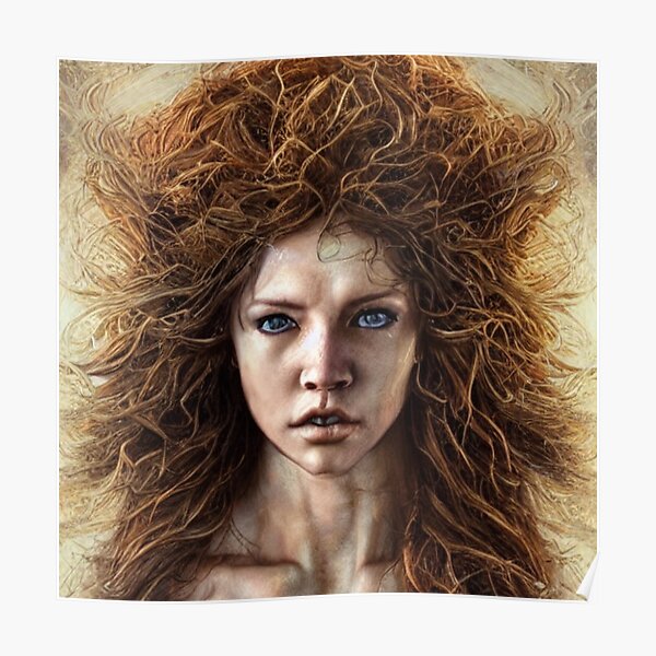 "GODDESS FREYA #2" Poster for Sale by Prilidiarts | Redbubble