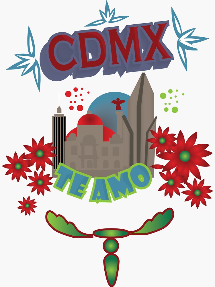 "I love you CDMX" Sticker for Sale by Felaps | Redbubble
