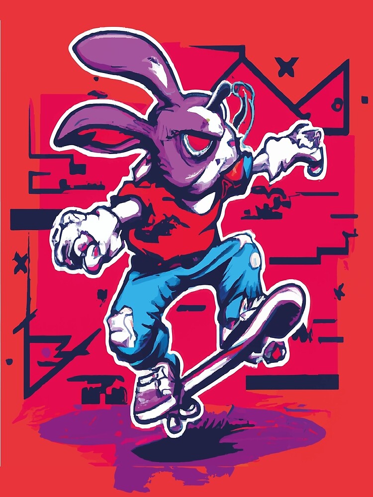 "Bunny On Point| Beast Bunny| Beast Rabbit" Poster for Sale by ...