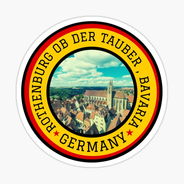 "Rothenburg ob der Tauber, Bavaria germany" Sticker for Sale by DevSams ...