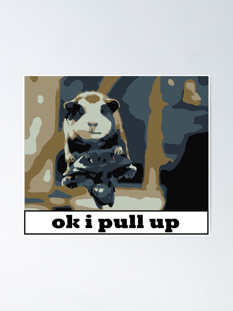 "Ok I Pull Up" Poster for Sale by lawside | Redbubble