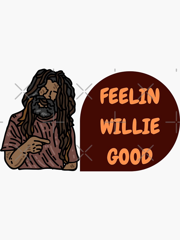 "Feelin Willie Good" Sticker for Sale by CultureTribe | Redbubble