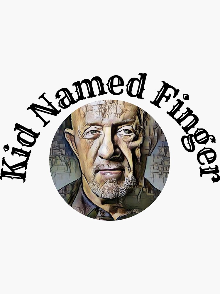 "Kid Named Finger" Sticker for Sale by topdesiign | Redbubble