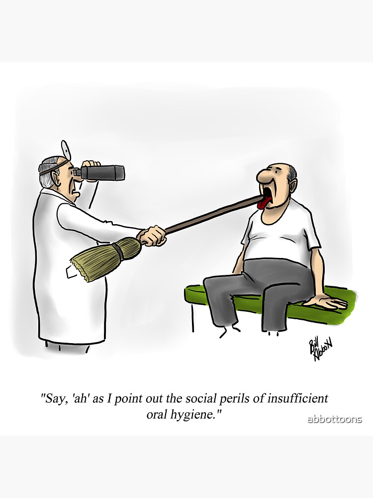 "Funny Percenters Medical Checkup Cartoon" Sticker for Sale by ...