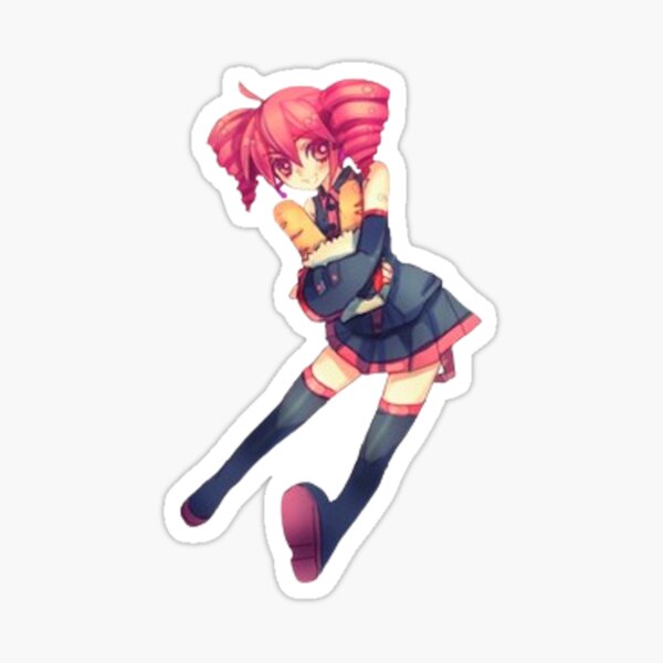 "Teto Kasane With Bread" Sticker for Sale by MythicModern | Redbubble