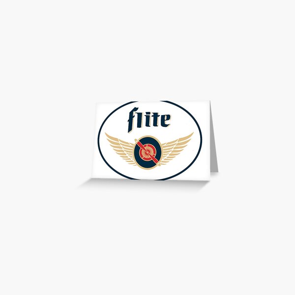 "Miller Flite logo" Greeting Card for Sale by abbybowin | Redbubble