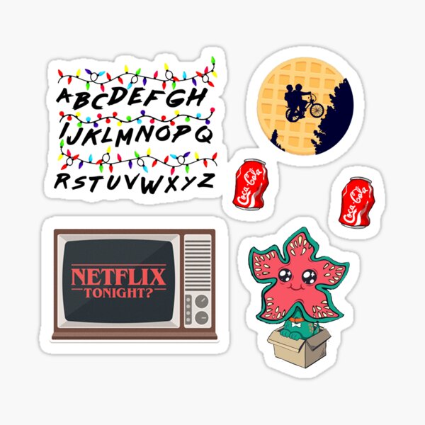 "stranger things demogorgon demondog" Sticker for Sale by 2dworld ...