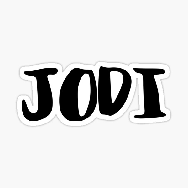 Jodi Stickers | Redbubble