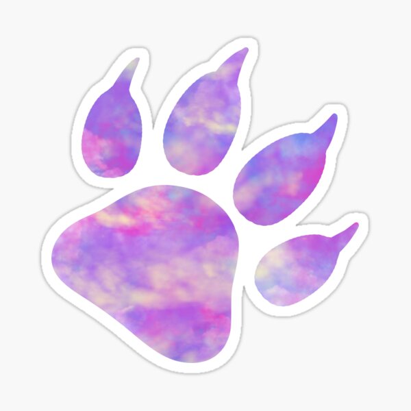 "Pretty paw" Sticker for Sale by zilvart- | Redbubble