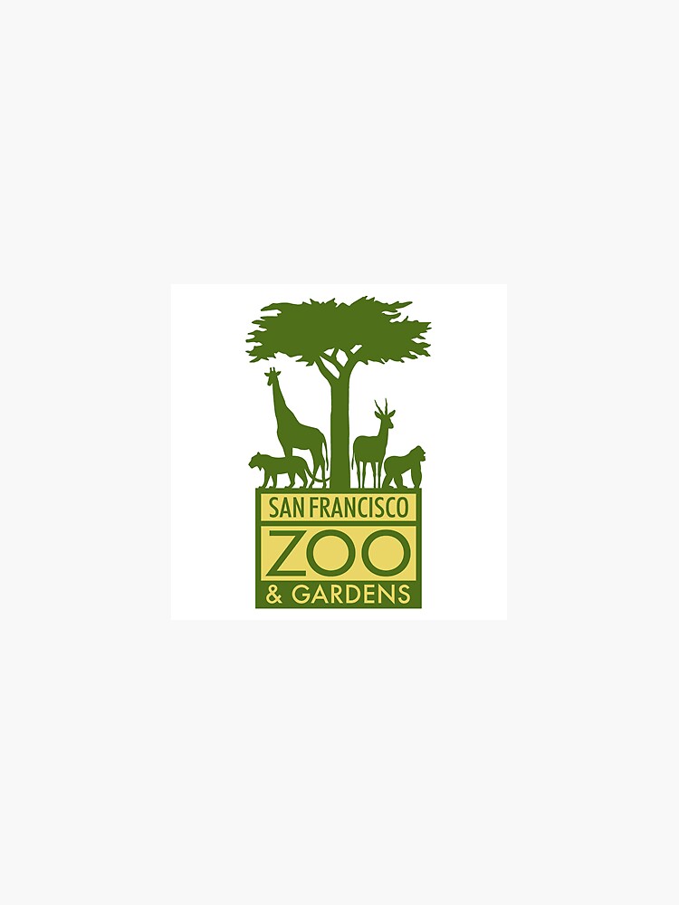 "SF Zoo" Sticker for Sale by mastercatser | Redbubble