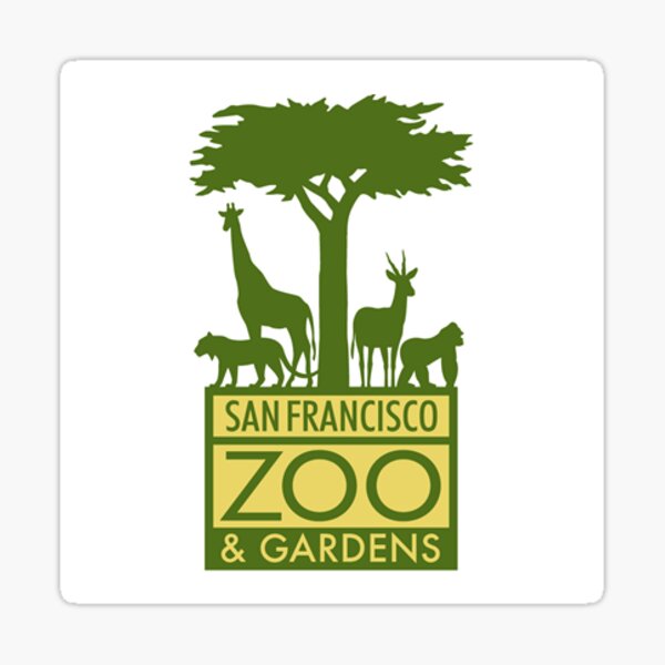 "SF Zoo" Sticker for Sale by mastercatser | Redbubble