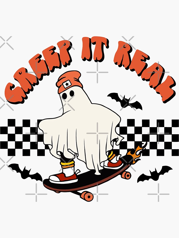 "Creep It Real , Cool Halloween " Sticker for Sale by DigitalArt-Tee ...