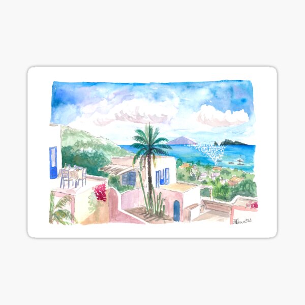"Panarea Mediterranean View with Stromboli and Aeolian Fantasies ...