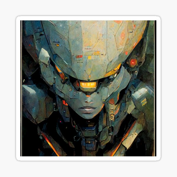 "One eyes Robot" Sticker for Sale by Mercixai | Redbubble