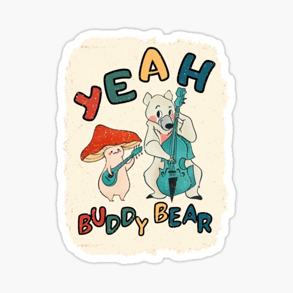 Pegatina «Yeah Buddy Bear - Diseño de oso divertido, oso de dibujos ...