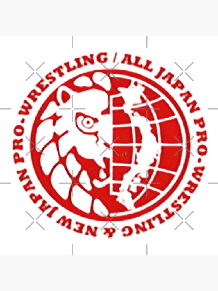 "AJPW/NJPW Combined Logo" Poster for Sale by maxmarvelous | Redbubble
