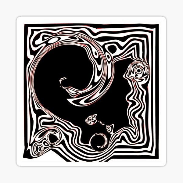 "Melting layer art" Sticker for Sale by studiono99 | Redbubble