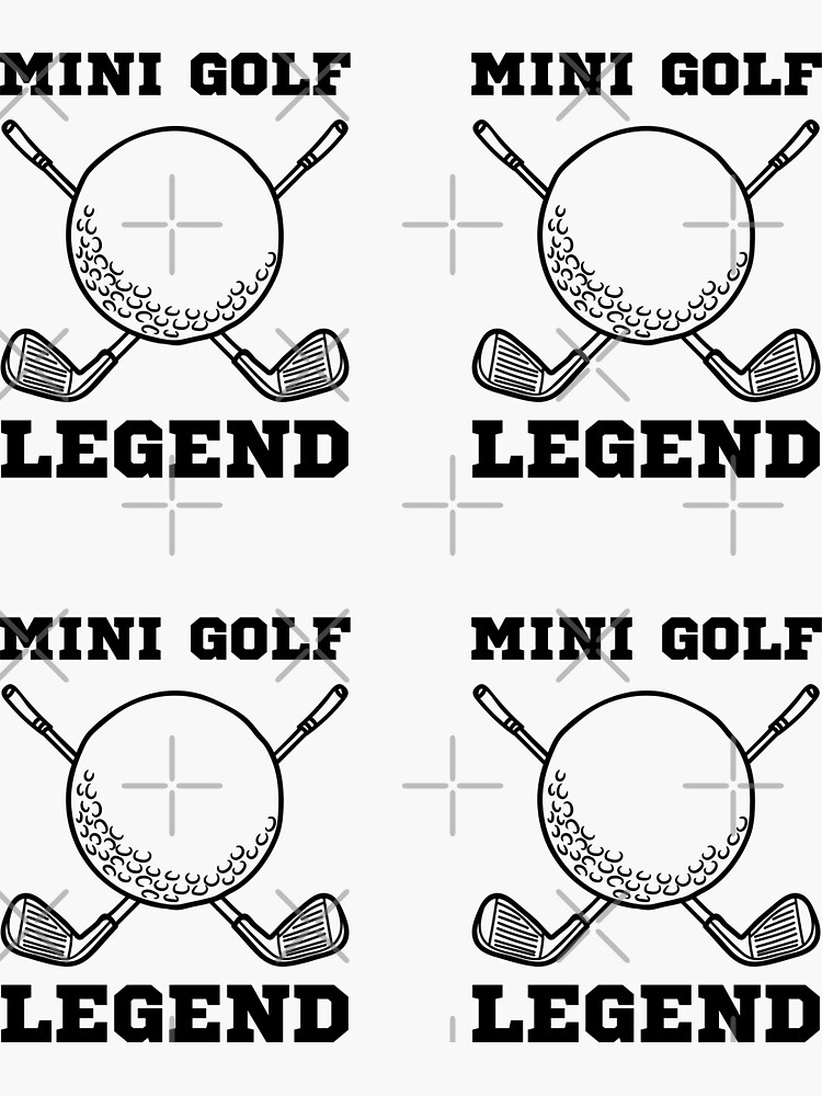 "Minuature Golf - Mini Golf " Sticker for Sale by Stickers-Master ...