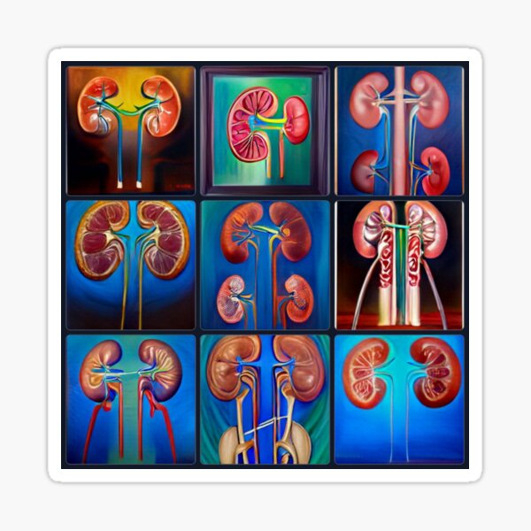"Nephrology Nurses / Kidneys Pack" Sticker for Sale by CinderPress ...