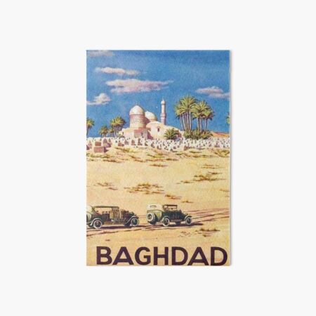 " Baghdad Iraq Vintage Travel Poster | Iraqi Tourism Poster | Old Visit ...