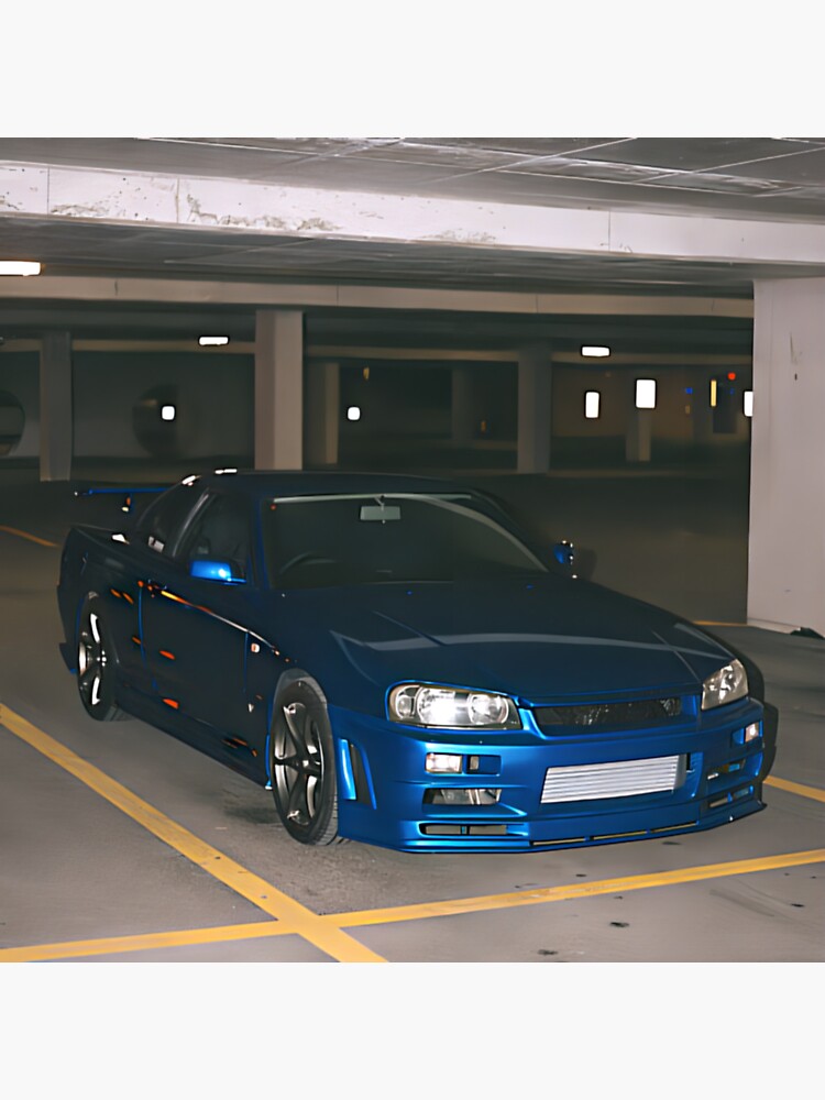 "Nissan skyline r34 gtr" Sticker for Sale by Mgbcompnay | Redbubble
