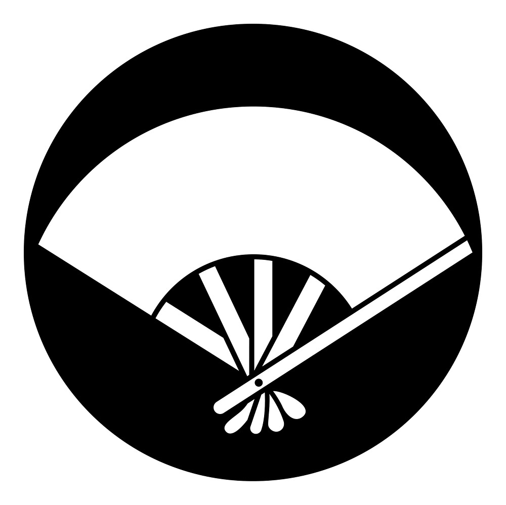 "Japanese Mon - Fan" by AlphaEchoing | Redbubble