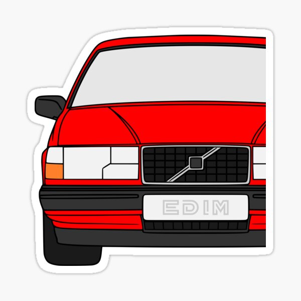 "Volvo 940 Turbo eggcrate red color best t-shirt design swedishmetal ...