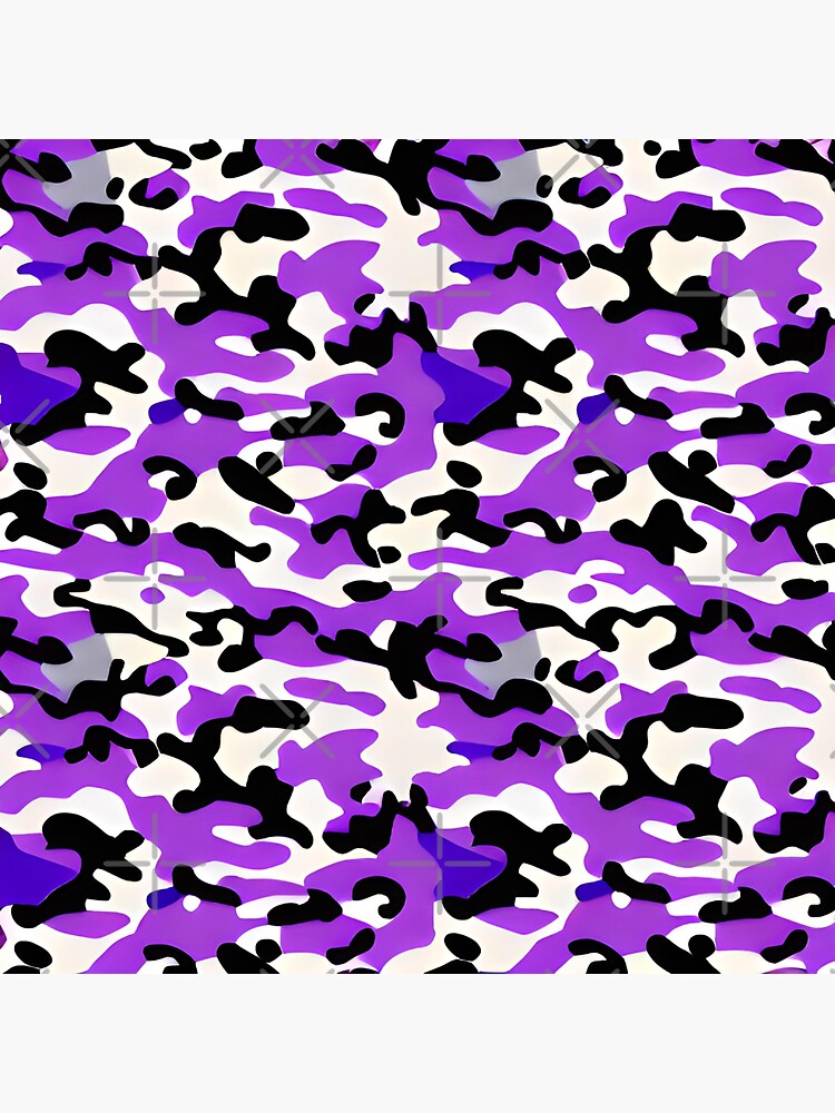 "Pink Black and White Army Camo Camouflage Pattern" Sticker for Sale by ...
