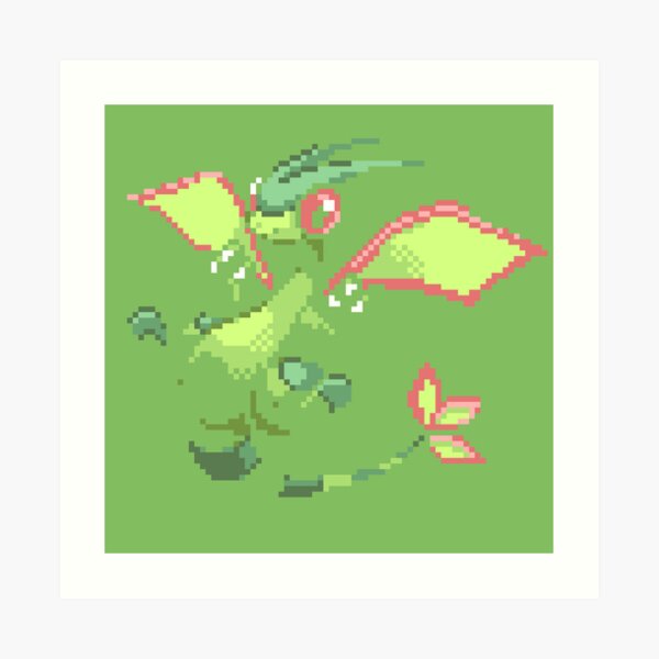"Flygon Vector Pixel Art" Art Print for Sale by BigBepisBois | Redbubble