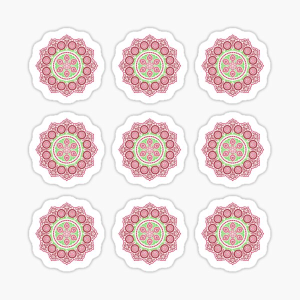 "Pack of islamic rose window - Persian (iranian) art" Sticker for Sale ...