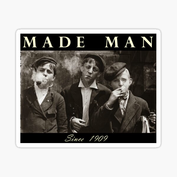 "Made Man" Sticker by simokava | Redbubble
