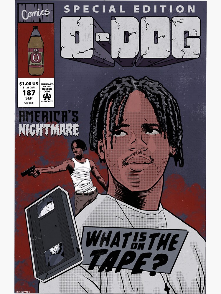 "O-Dog - Issue 187" Sticker for Sale by Peter Katsanis | Redbubble