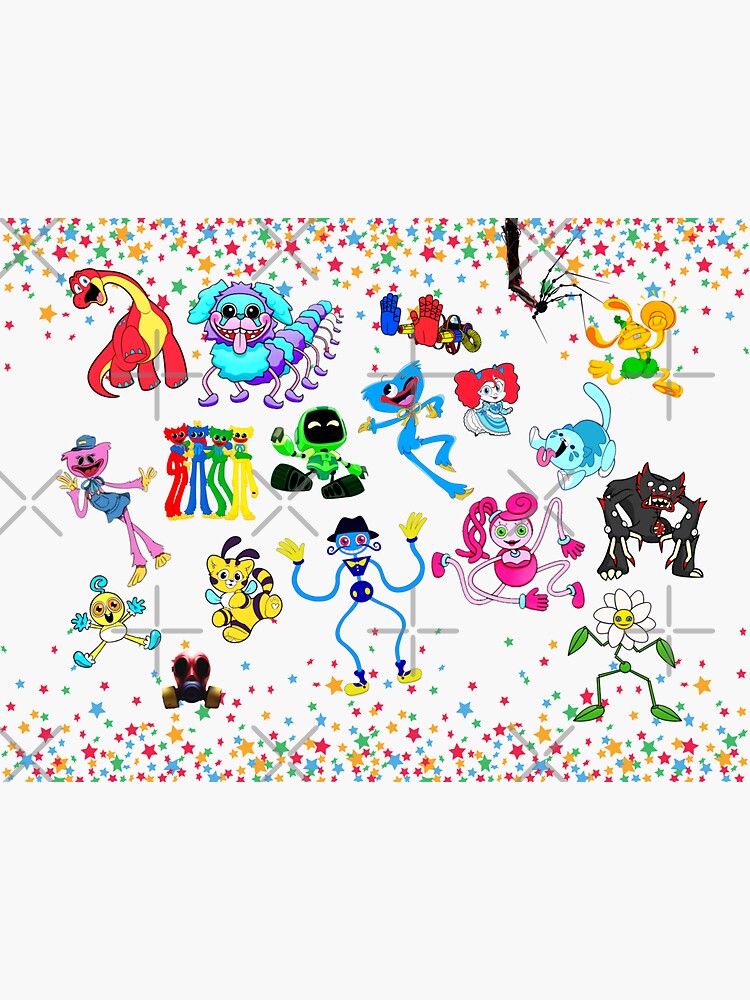 "Poppy Playtime Friends" Sticker for Sale by TheBullishRhino | Redbubble