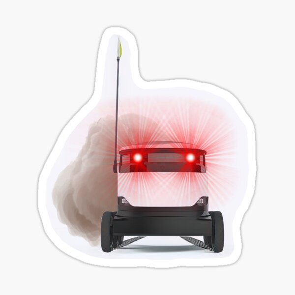 "Cutout Starship Robot Hunting" Sticker for Sale by loftzo | Redbubble