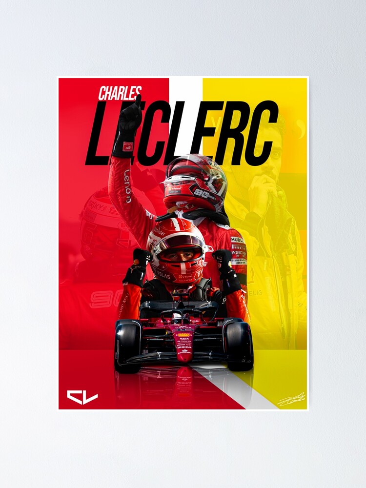 "Charles Leclerc Ferrari F1 2022 " Poster for Sale by larsmeijer11 ...