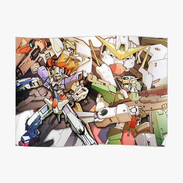 "Gundam 00: Celestial Being" Poster by yunchulkim | Redbubble