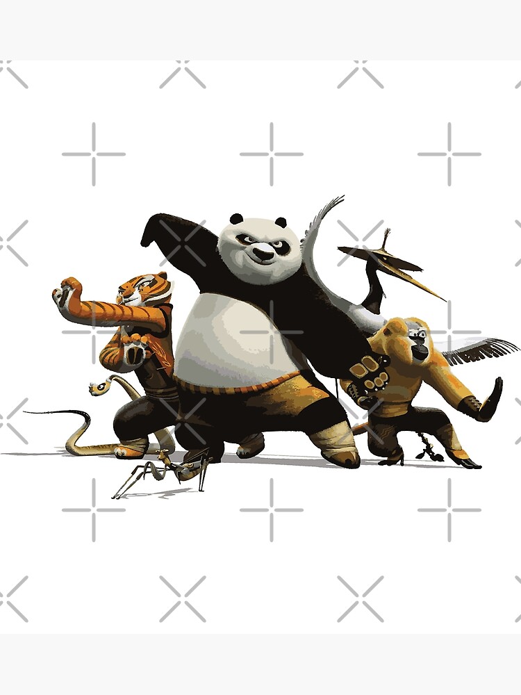 "Kung Fu Panda Group Image" Poster for Sale by animated69 | Redbubble