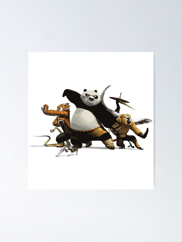 "Kung Fu Panda Group Image" Poster for Sale by animated69 | Redbubble