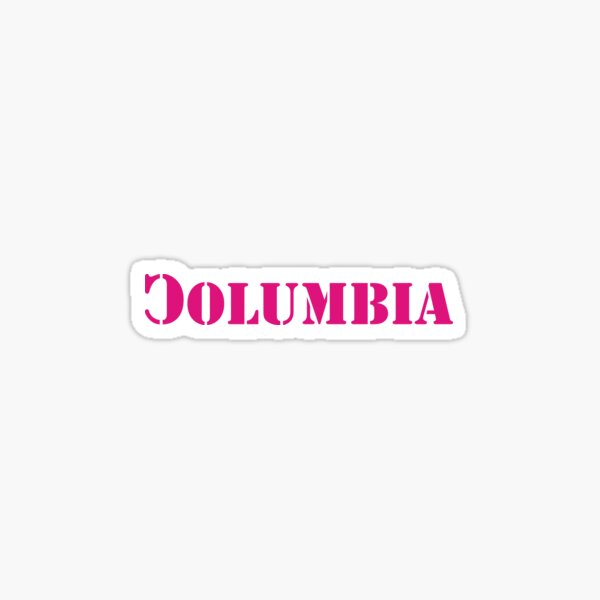 "Columbia" Sticker for Sale by Ivan333Croatia | Redbubble