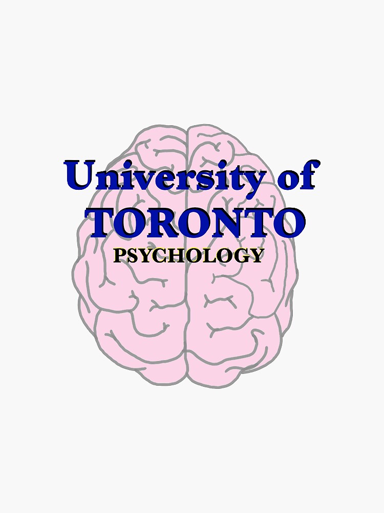"University of Toronto Psychology" Sticker for Sale by stickergal99 ...
