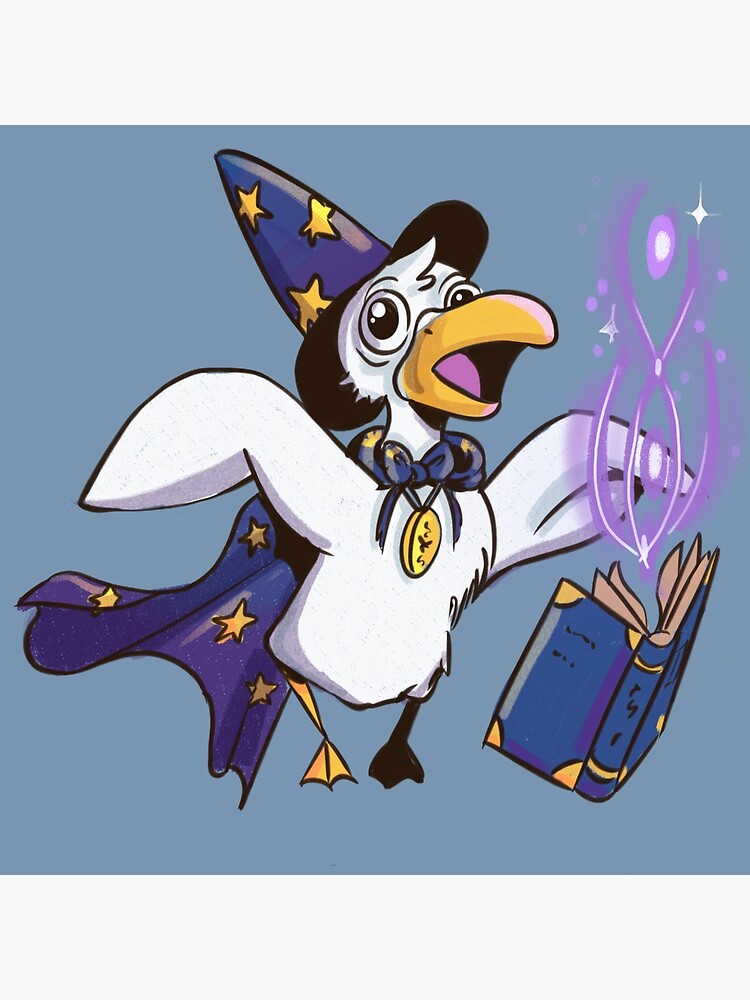 "Duck Wizard Casting A Spell" Poster for Sale by YazminCityArts | Redbubble