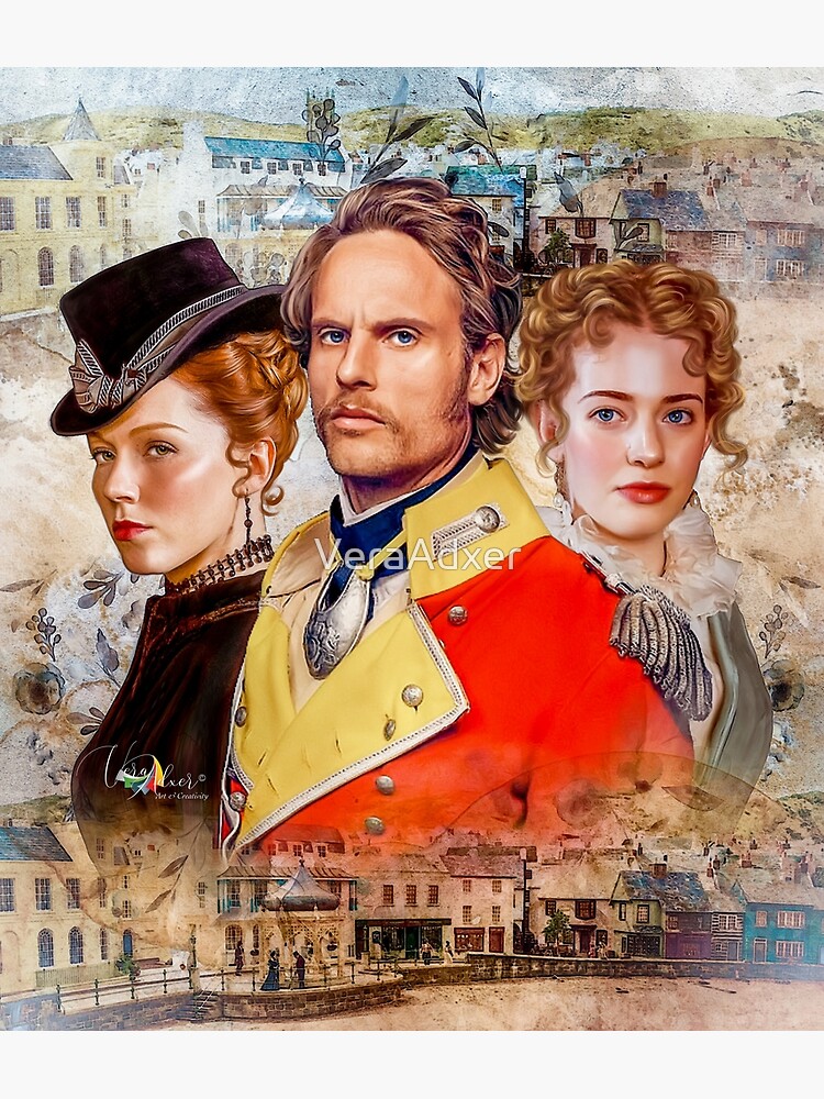 "Sanditon Esther, Clara and Edward " Poster for Sale by VeraAdxer ...