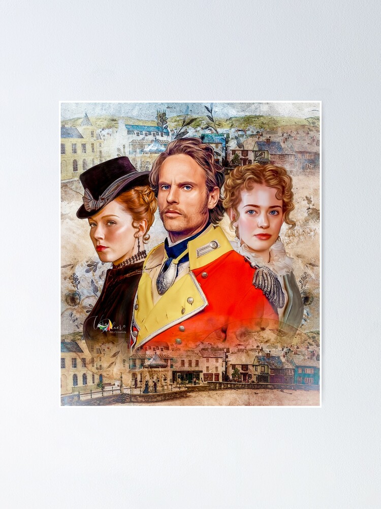 "Sanditon Esther, Clara and Edward " Poster for Sale by VeraAdxer ...